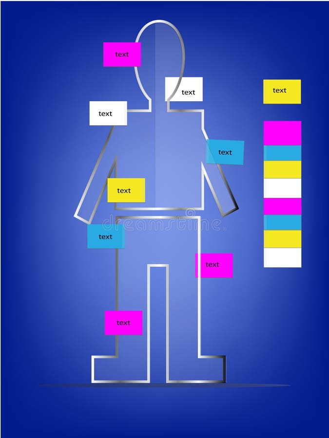 Glass man stock illustration. Illustration of style, textframe - 54432280