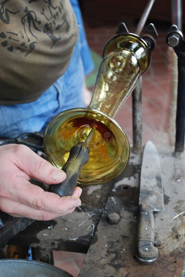 Glass Artist stock image. Image of bulb, power, glass - 8696957