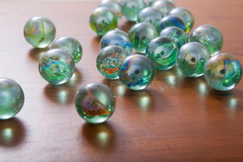 Glass marble balls stock photo. Image of spheres, satellite - 54074998