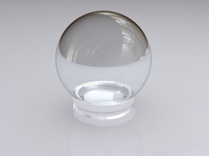 Empty glass ball stock image. Image of performance, earth - 19491641