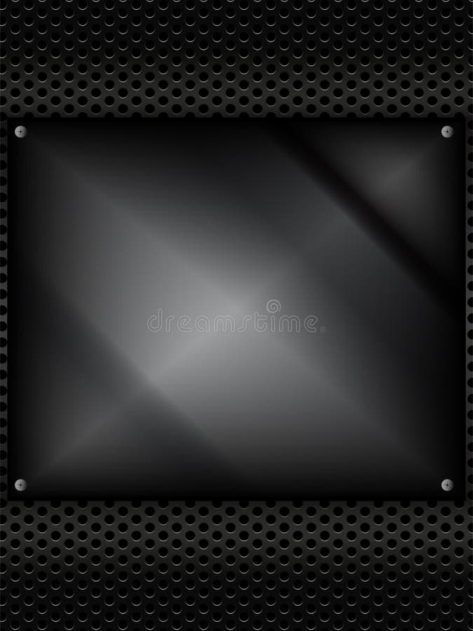 Glass Metal Silver Square stock vector. Illustration of pattern - 24995908