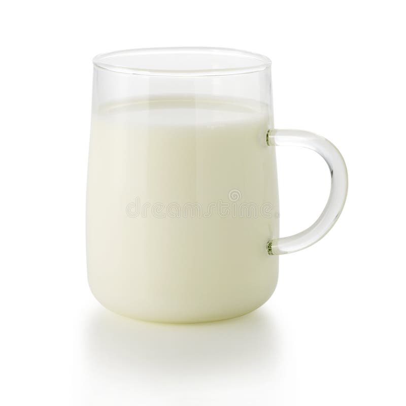 Glass of milk stock photo. Image of full, beverage, healthy - 5022612