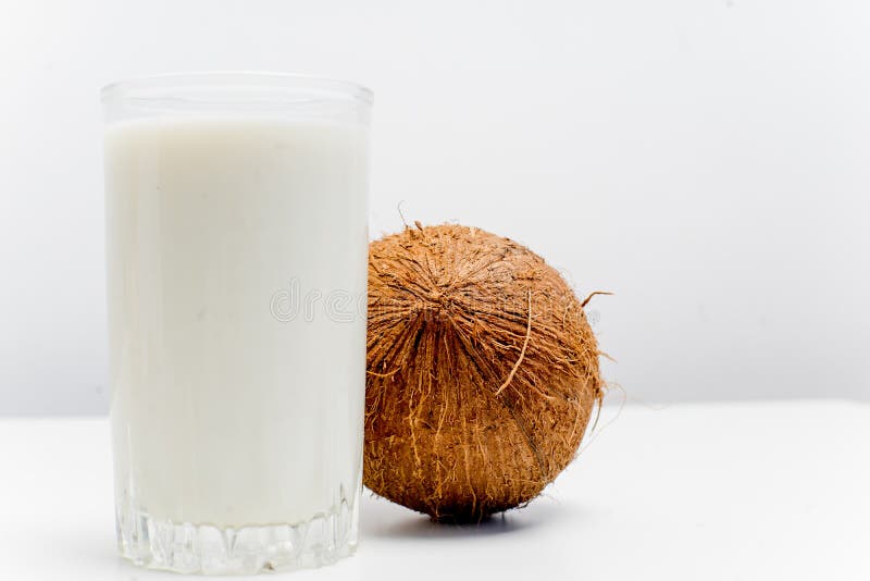 A Glass of Milk with Bread and Grains Stock Photo - Image of white ...