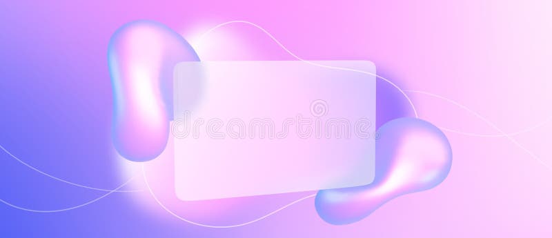 Glass Morphism Abstract Gradient Background Design Stock Illustration ...