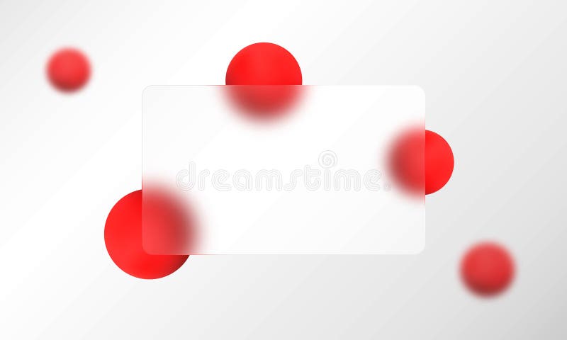 Glass Morphism Style Website Landing Page Template. Presentation Screen ...