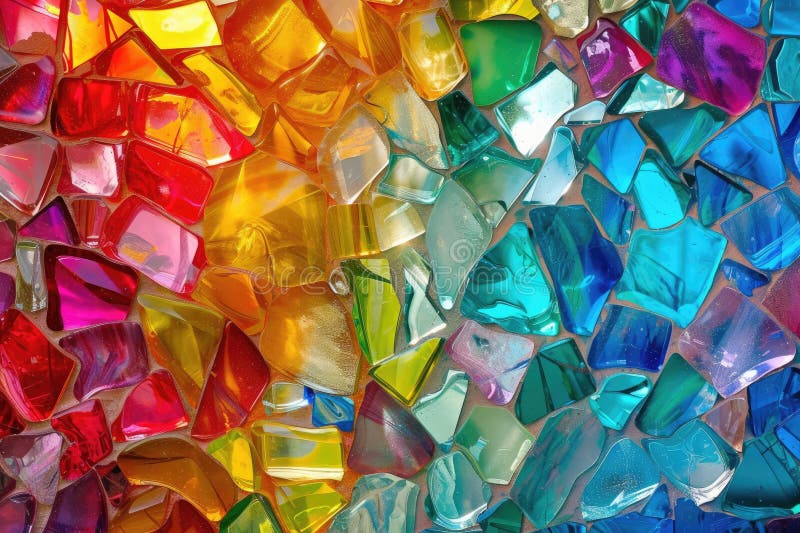 Glass Mosaic Abstract Background Stained Glass Abstract Background ...