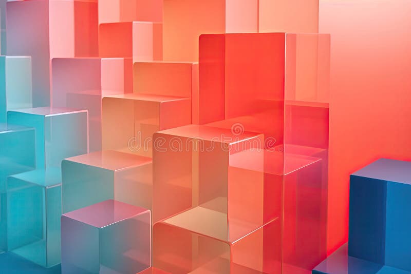 Illustration of Multi-colored Gymnast Performing. Stock Illustration ...