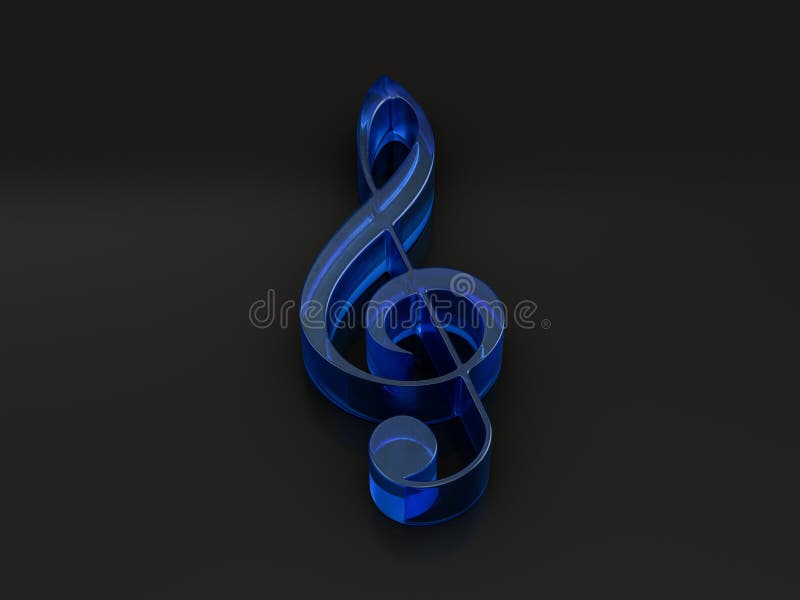 Glass note symbol on black stock illustration. Illustration of wealth ...