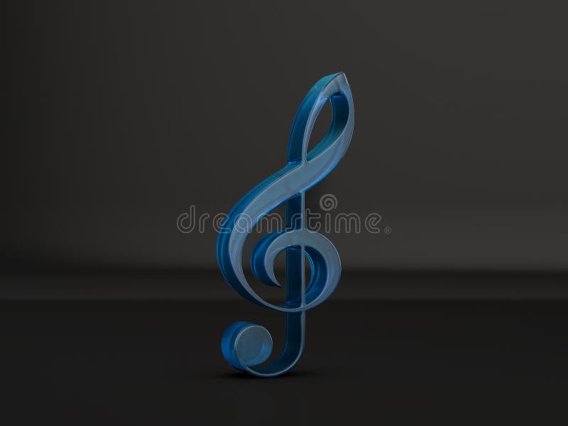 Glass note symbol on black stock illustration. Illustration of wealth ...