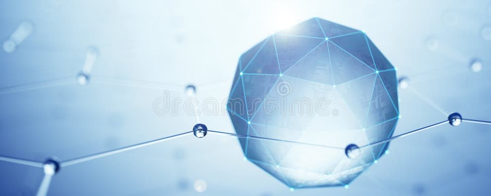Glass Network Structure. Internet Background. Blockchain Technology ...