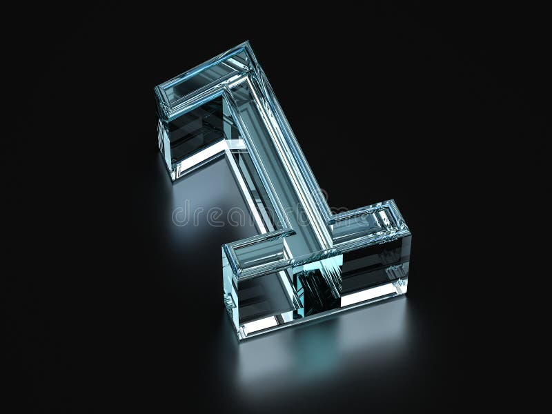 Glass Number Symbols Illustration Stock Vector - Illustration of data ...