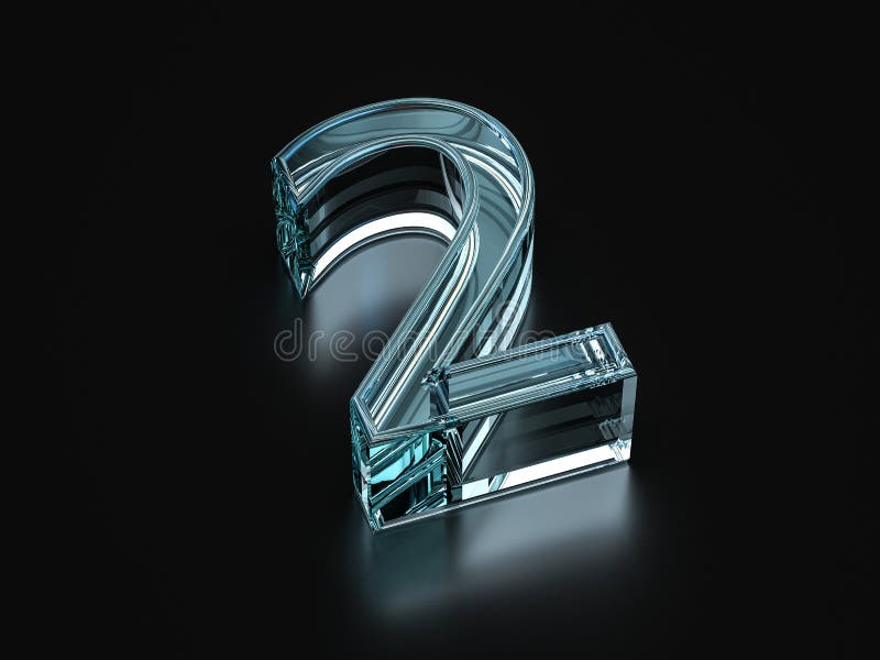 Glass Number Symbols Illustration Stock Vector - Illustration of data ...
