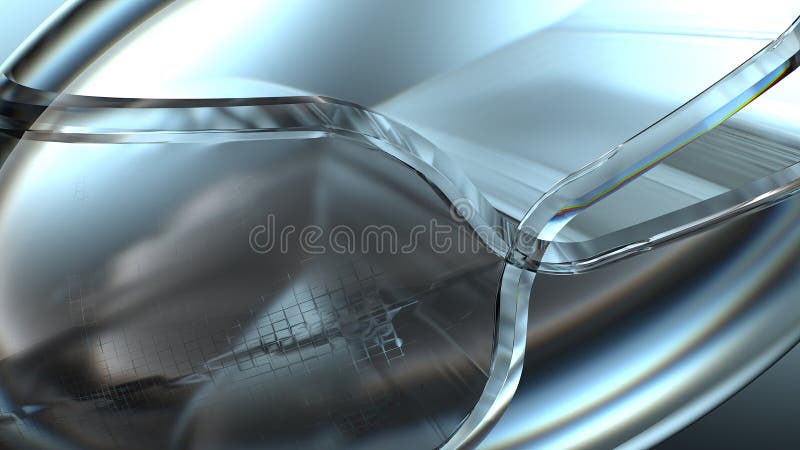 Glass Object Clear Fresh Refraction and Reflection Beautiful Elegant ...
