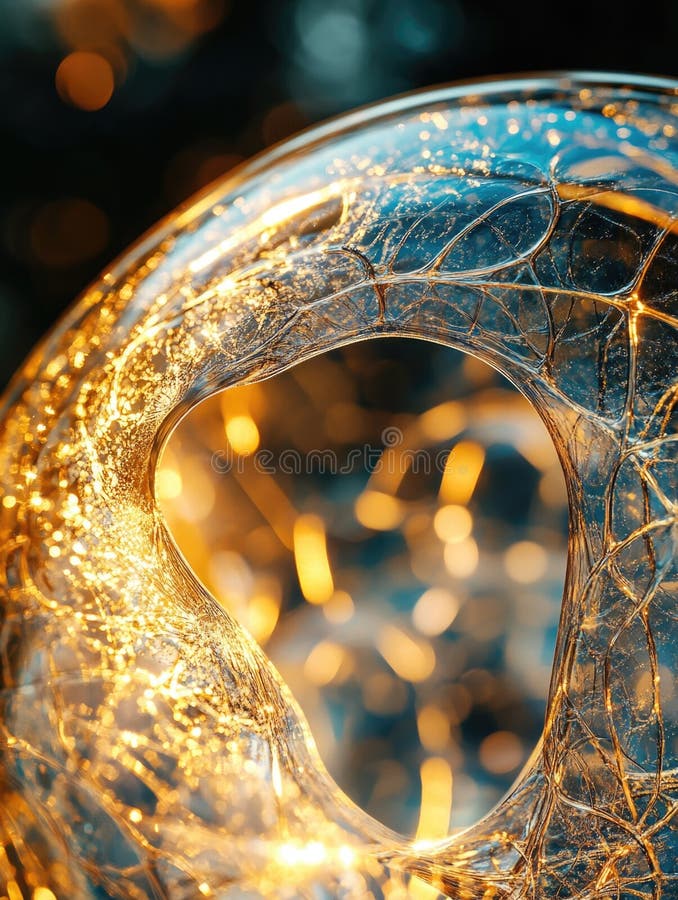 Glass Object with Light Background, Stock Image - Image of reflective ...