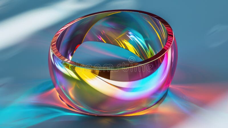 Glass object on table stock image. Image of creative - 382437899