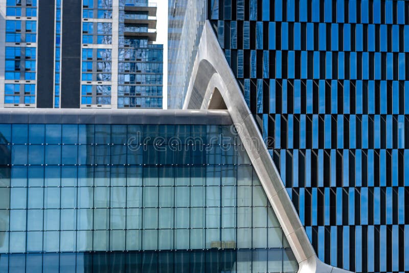 Glass Office Building Facade with Windows, Texture, Architecture ...
