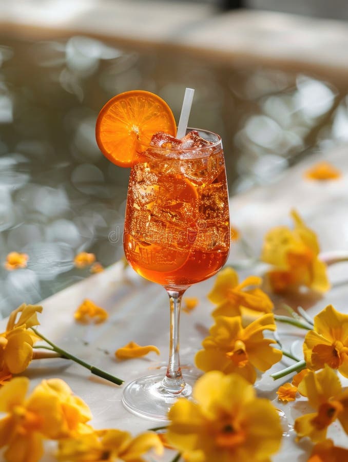Glass of Orange Juice on Table Stock Image - Image of juice, beverage ...