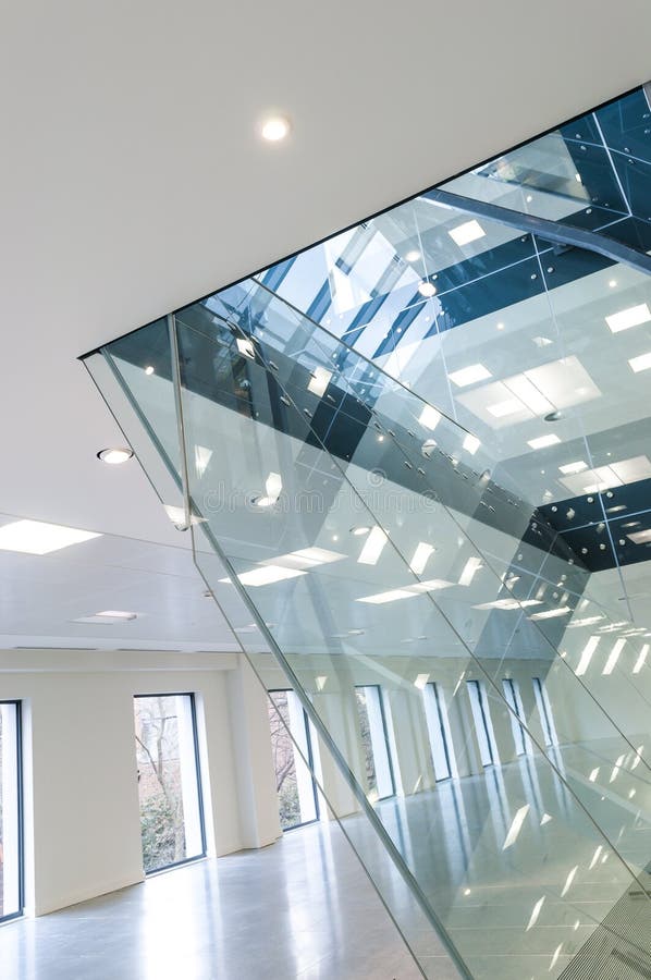 Glass panels stock photo. Image of space, indoor, large - 57746926