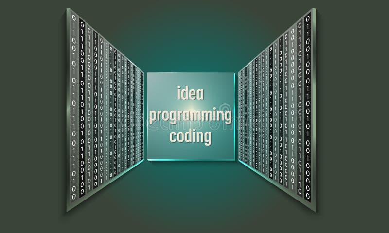 Glass panels stock illustration. Illustration of code - 83892098