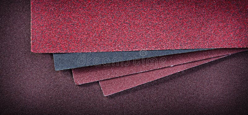 Glass- Paper on Polishing Sheet Abrasive Tools Stock Photo - Image of ...