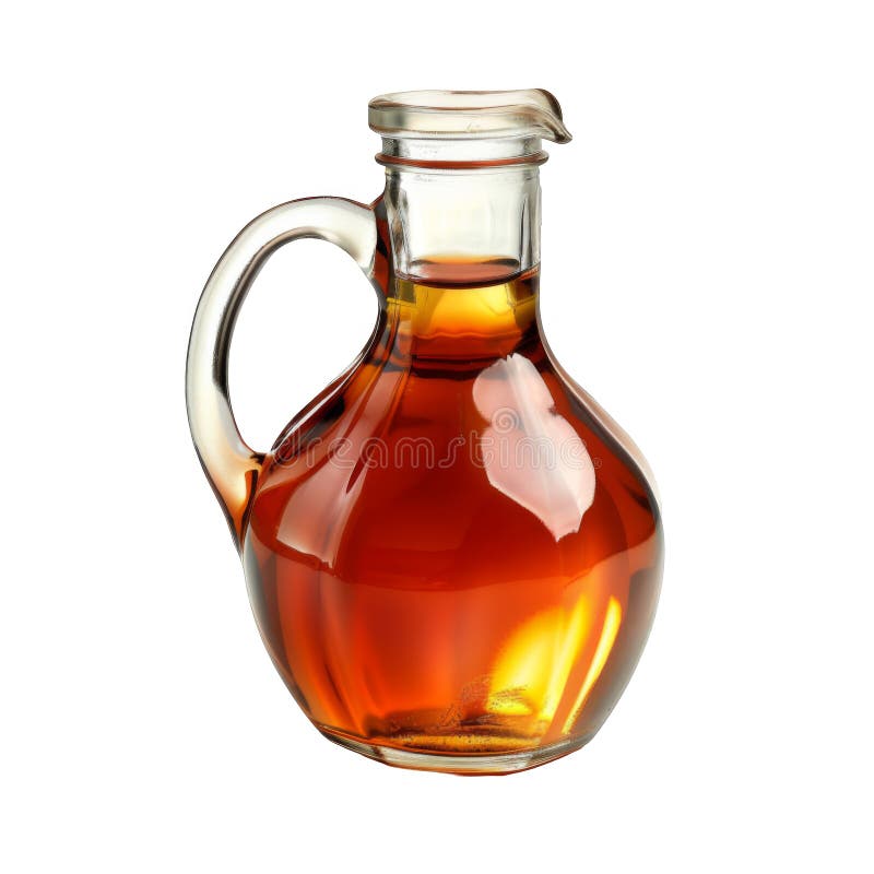 Glass Pitcher Filled with Amber Liquid Stock Image - Illustration of ...