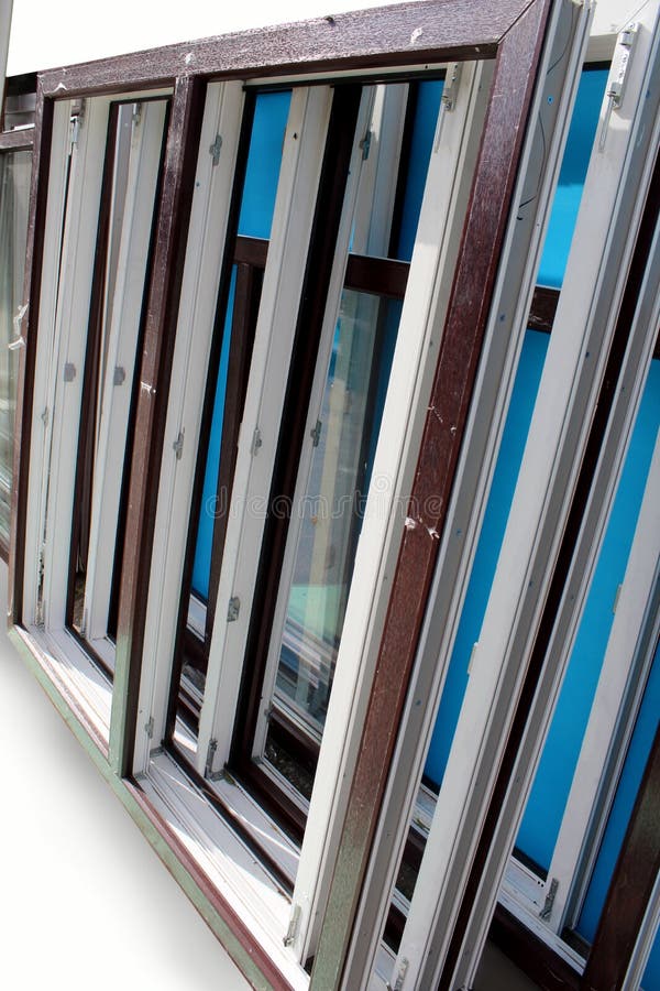 Glass and plastic windows. stock image. Image of tools - 76646437