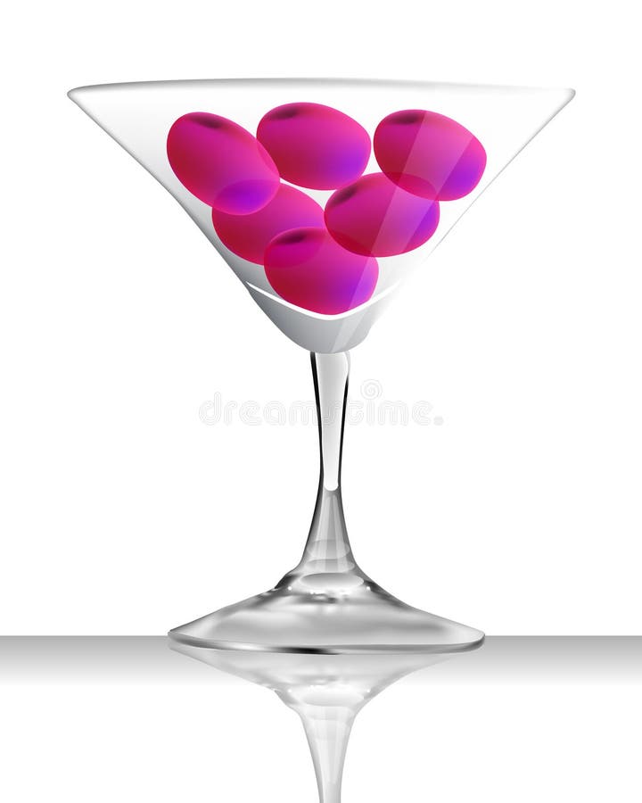 Glass of plum stock vector. Illustration of glass, beverage - 3526374