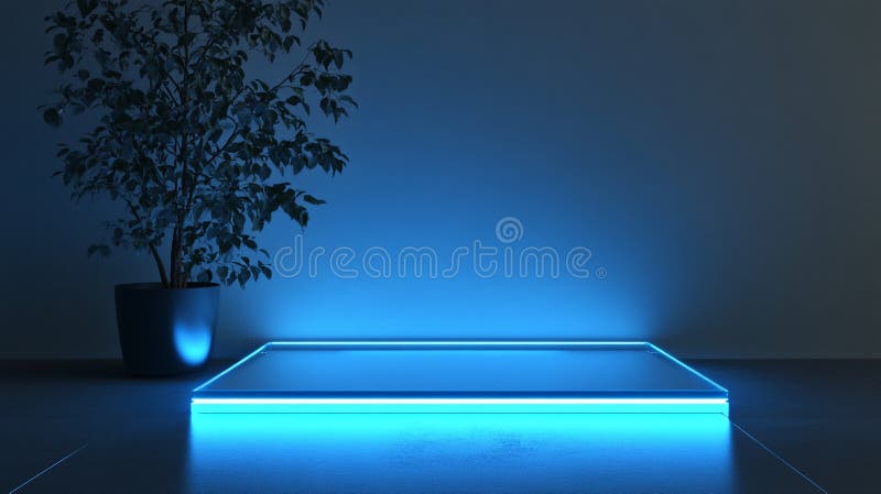 Glass Podium with LED Lighting for Modern and Stylish Presentations ...