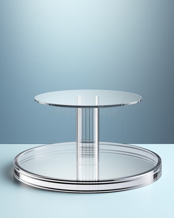 Glass Podium in Science Laboratory. Stock Illustration - Illustration ...