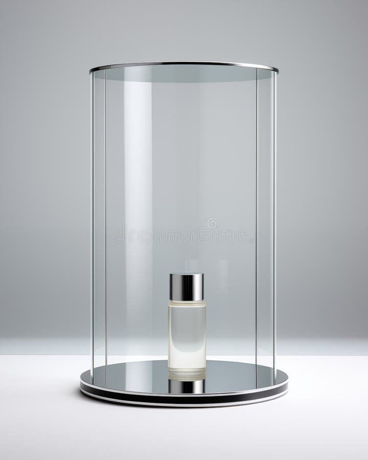 Glass Podium in Science Laboratory. Stock Illustration - Illustration ...