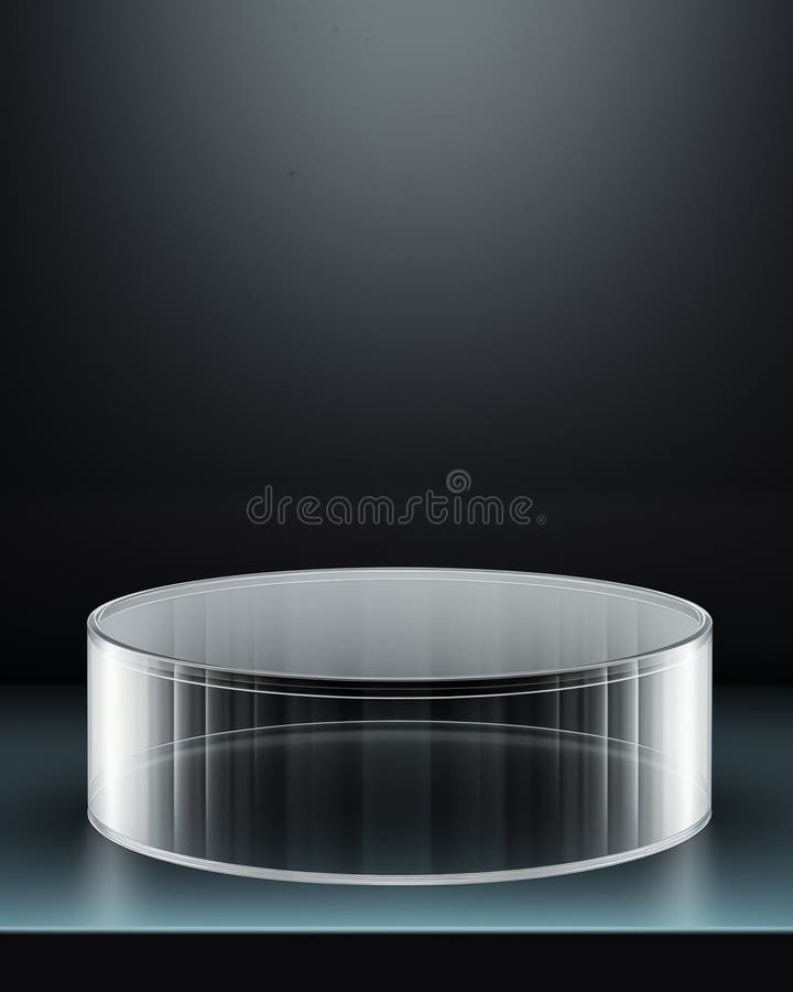 Glass Podium in Science Laboratory. Stock Illustration - Illustration ...