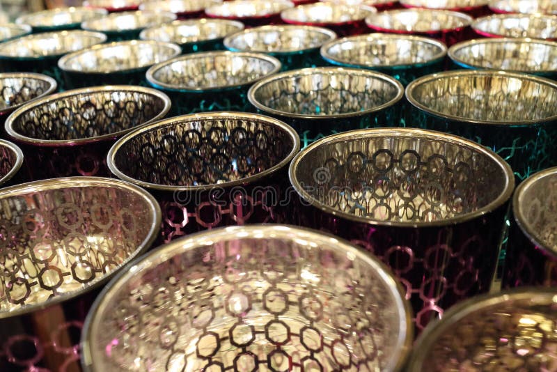 Glass Pots stock image. Image of bright, glass, colorful - 33256721