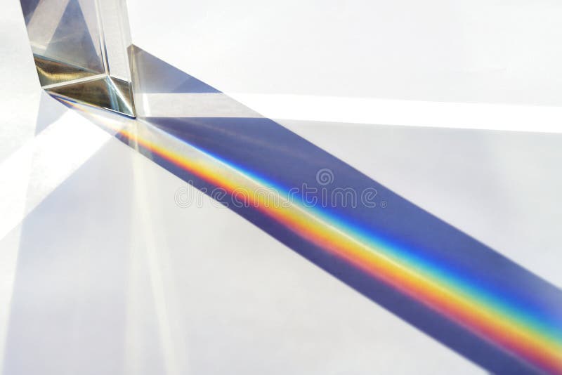 Glass Prism for Optical Physics Experiments in Education, Splitting the ...