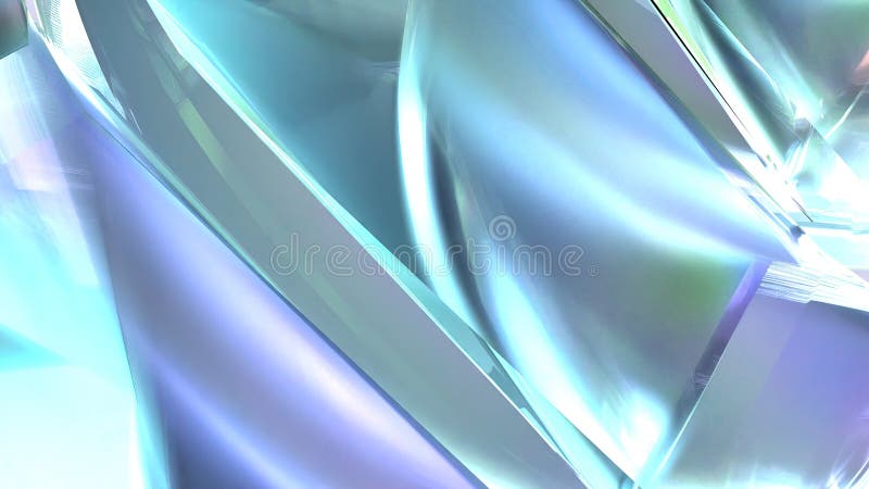 Glass Prism Box Refraction Crystal Elegant Modern 3D Rendering Image ...