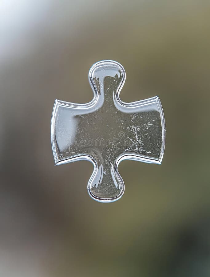 Glass Puzzle Piece stock photo. Image of idea, glass - 360606934