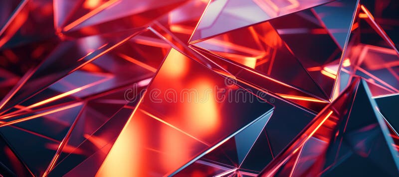 Glass Pyramid Triangle Shape Business Background Stock Illustration ...