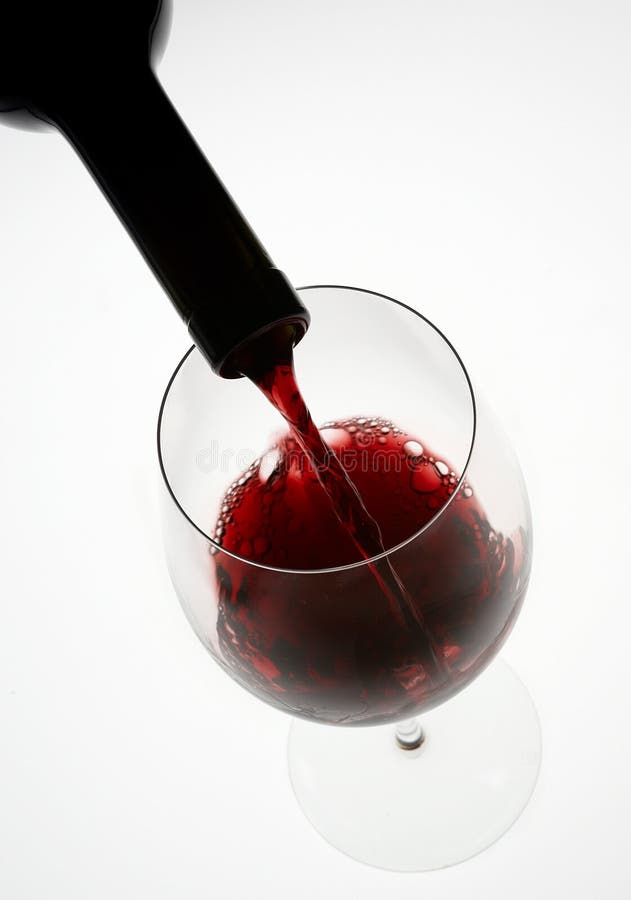 Glass of red wine stock image. Image of alcohol, drink - 11036167