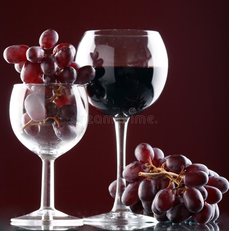 A glass of red wine stock image. Image of anniversary - 11201233