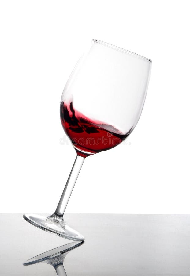 Glass with red wine stock image. Image of drink, liquid - 4047635