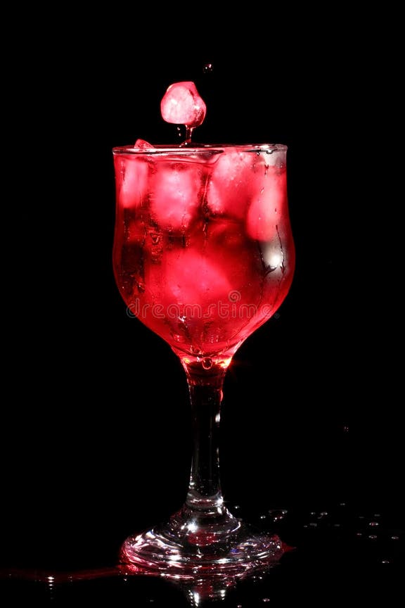 Glass of red wine stock image. Image of drop, closeup - 23578557