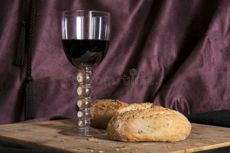BREAD STILL LIFE stock image. Image of grass, loaf, milk - 4667049