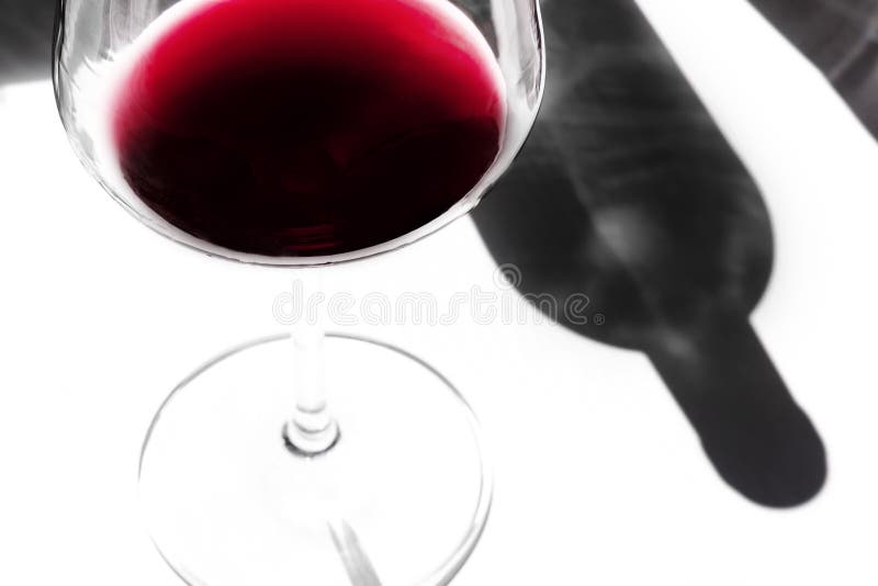 Wine shadow stock image. Image of reflection, wine, drinks - 11877031
