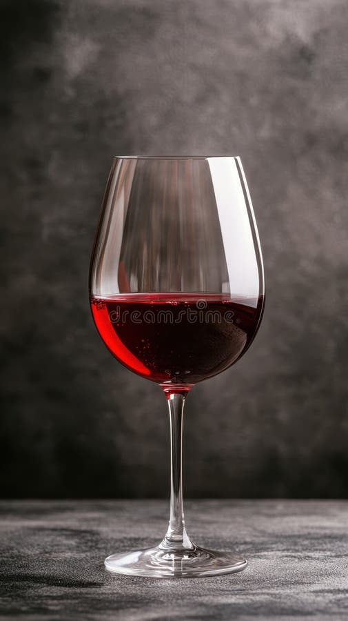 Glass of Red Wine on Textured Surface, Creating Sophisticated Ambiance ...