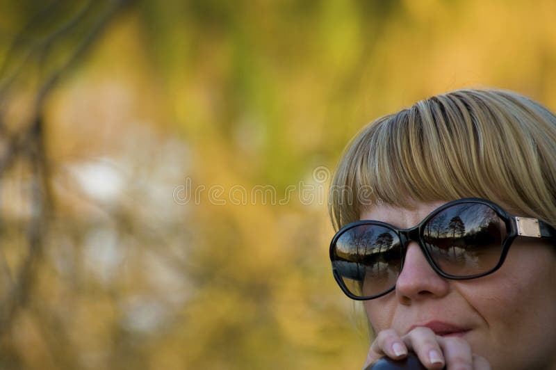 Glass reflection stock image. Image of beautiful, females - 14288151