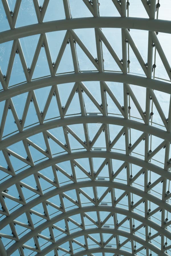 Glass Roof. Backgrounds and Textures. Modern Architecture Stock Photo ...