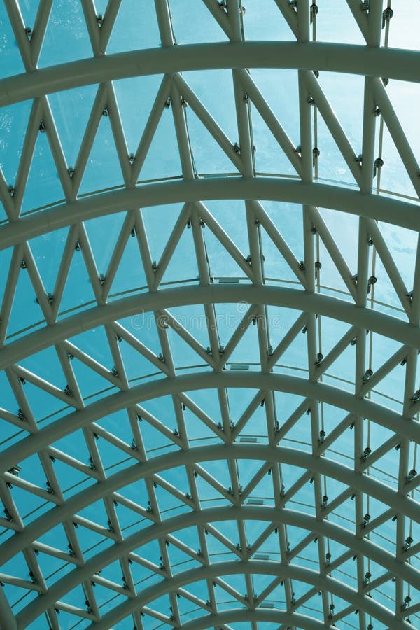 Glass Roof. Construction, Urban Architecture Stock Photo - Image of ...