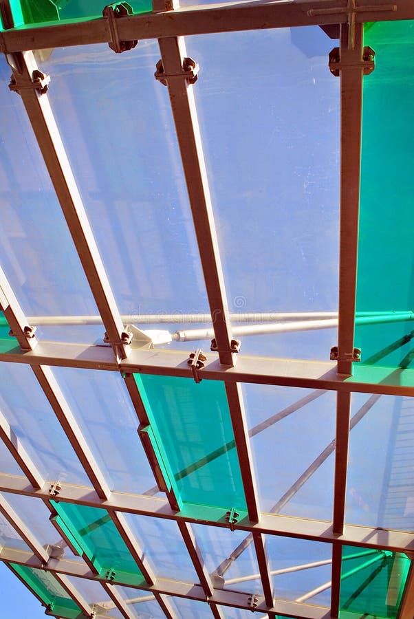 Glass roof stock image. Image of internal, commercial - 93372869