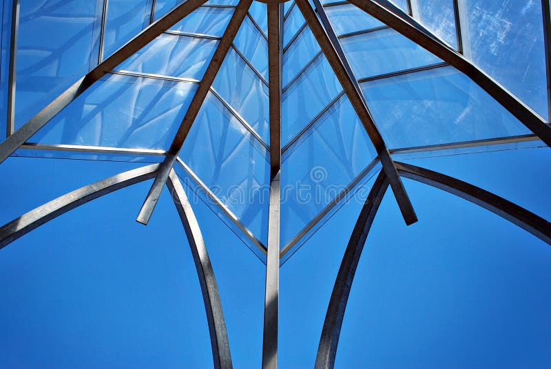 Glass roof stock photo. Image of city, abstract, milan - 93373142