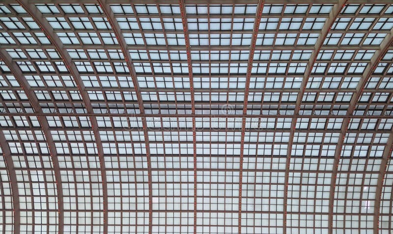 Glass roof pattern. stock image. Image of indoor, form - 65420775