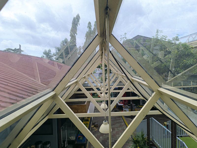 Glass roof stock photo. Image of transparant, roof, glass - 373876670